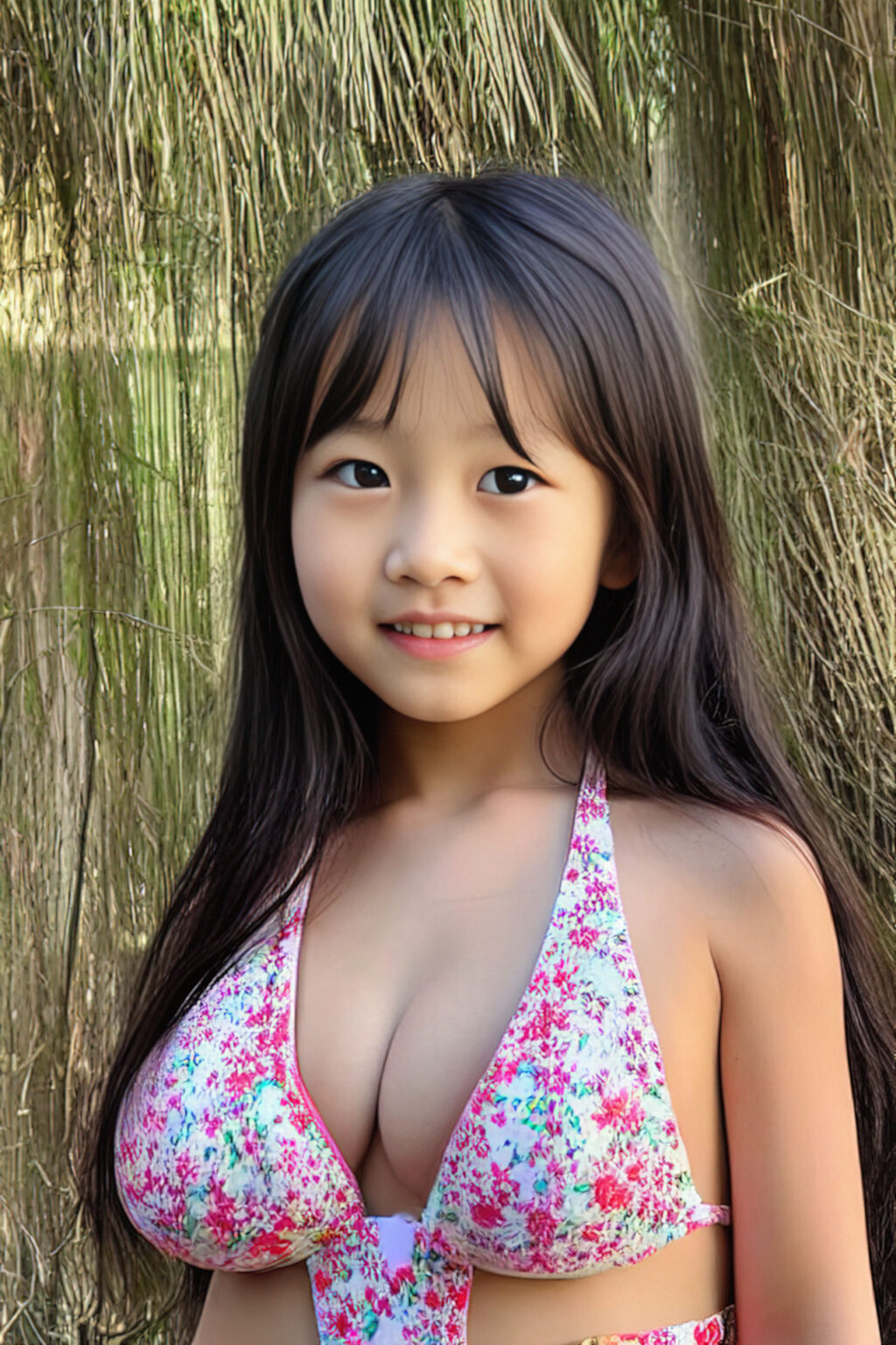 【画像】この年齢でけしからん胸のジュニアアイドル